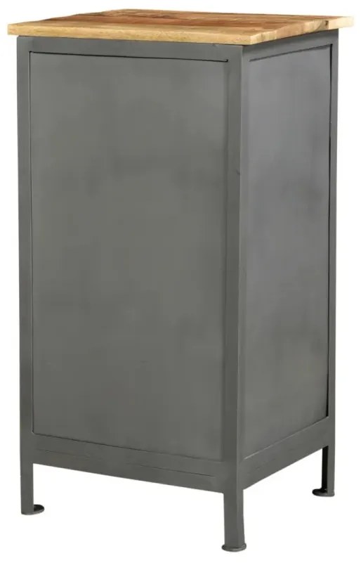 furniture-nabytek.cz - Masivní koupelnová skříňka Pineford z mangového dřeva, lakovaná, vícebarevná – 45×35×80 cm