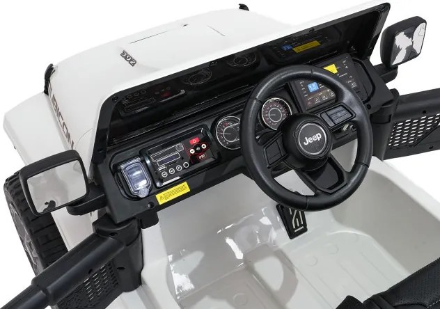 Elektrické autíčko Jeep Wrangler Rubicon LIFT bílé