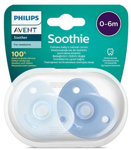 PHILIPS AVENT Šidítko Soothie 0 - 6 m, 2 ks Philips Avent Dívka
