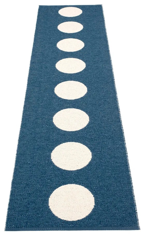 Vinylový koberec Pappelina VERA Ocean Blue/Vanilla velikost: 70x450cm