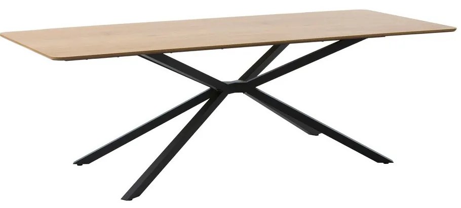 Jídelní stůl s deskou v dubovém dekoru 100x200 cm Cesura – Unique Furniture
