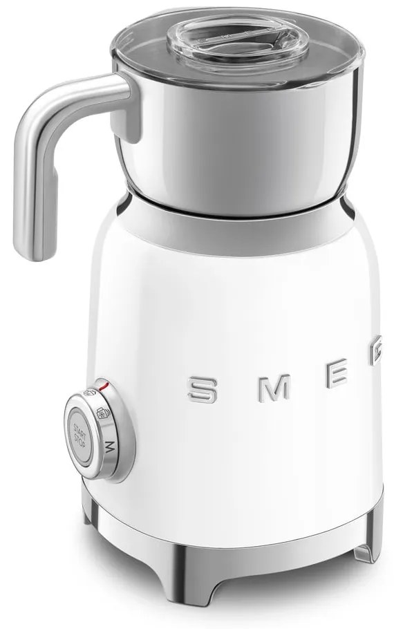 Bílý elektrický šlehač mléka Retro Style – SMEG