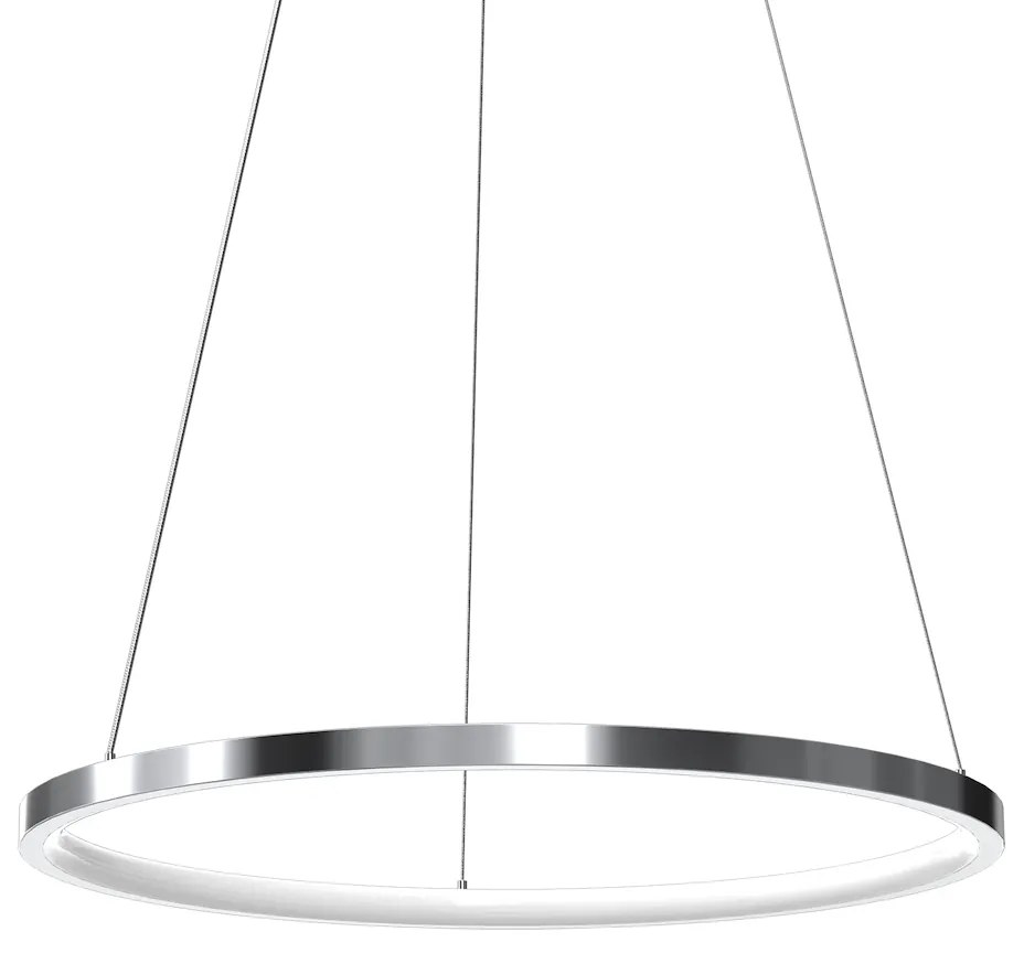 Závěsné LED svítidlo Hoop, 1x LED 27w, 4000k, ch