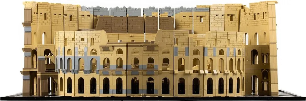 LEAN Toys Stavební kostky – Římské Koloseum, 6466 dílů
