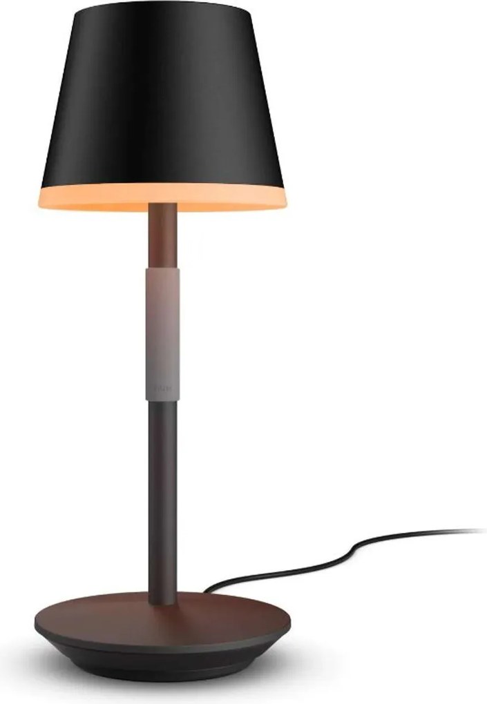 Philips Hue Go - Chytré přenosné stolní LED svítidlo, dotykové, černá 929003128501