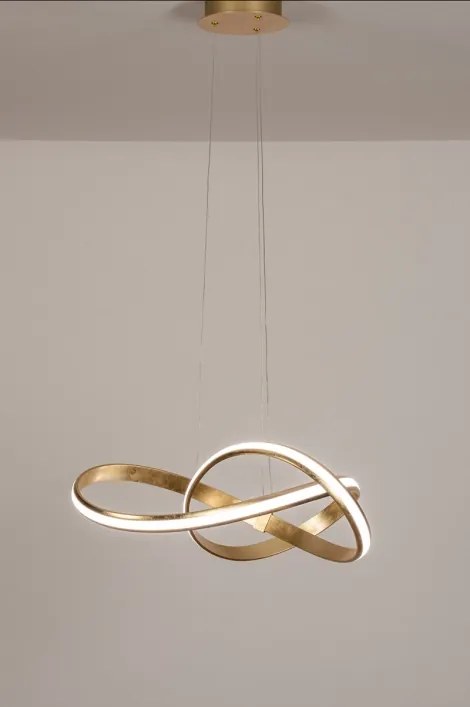 Závěsné designové LED svítidlo do kuchyně Enett Gold