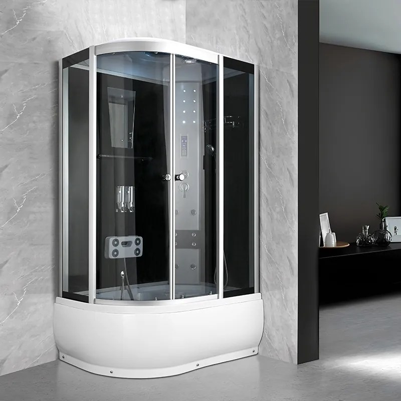 Terra Hydromasážní box WSH7106RS, 120x80 pravý se saunou