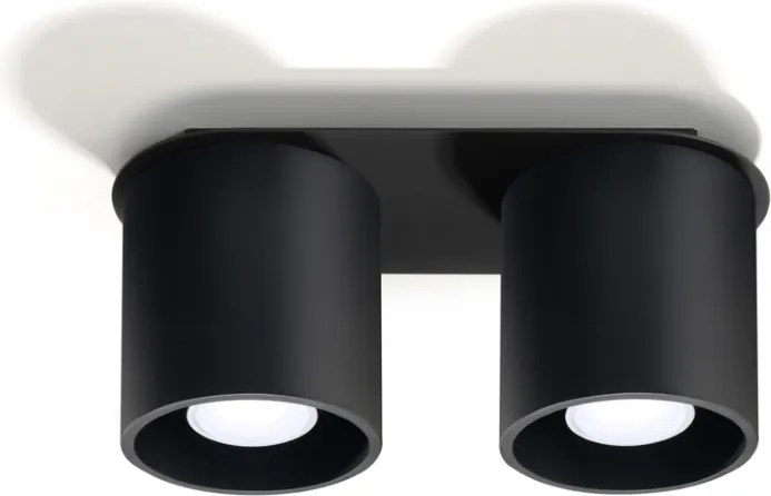 Sollux Lighting Stropní svítidlo ORBIS 2 černé