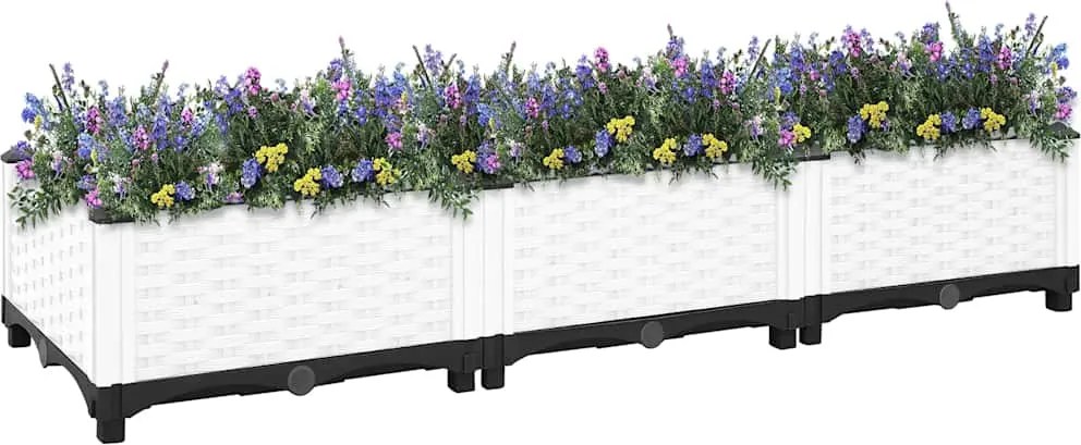 Vyvýšený záhon 120 x 40 x 23 cm polypropylen 153306