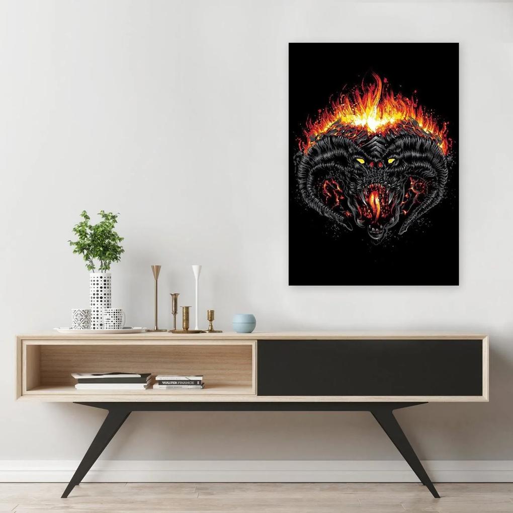 Gario Obraz na plátně Pán prstenů, démon Morgoth - Dr.Monekers Rozměry: 40 x 60 cm