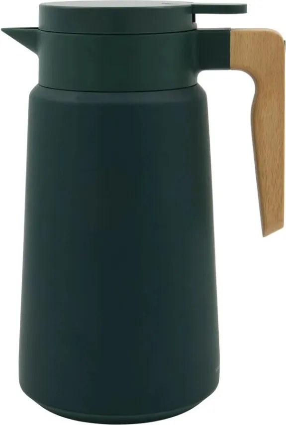 Termoska s dřevěnou rukojetí Cole Dark Green 1,8 l House Doctor