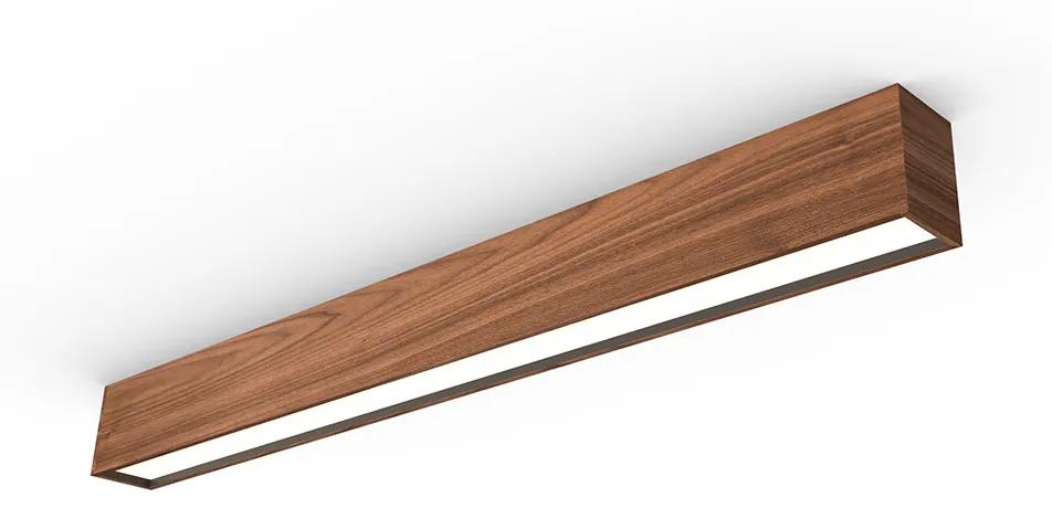 Dřevěné svítidlo lineární woodLED Linus Ceiling  Dřevěné svítidlo lineární Woodled Linus Ceiling Délka: 1100 mm, Dřevodekor: Ořech Americký, Teplota…