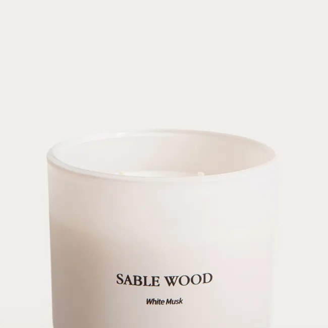 Svíčka SABLE WOOD White Musk 775208