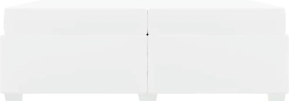 Rám postele Bílá 200 x 200 cm PVC 3399251
