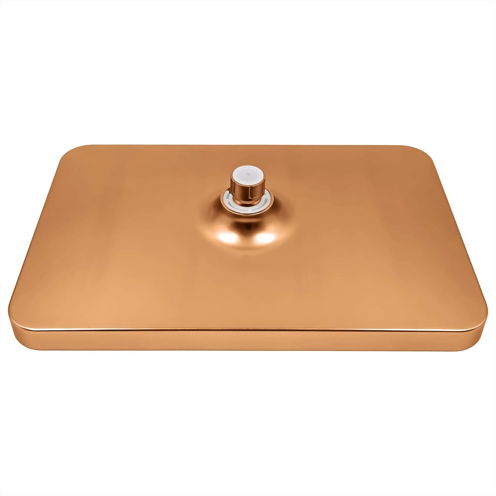 Rea, Obdélníková dešťová sprcha REA JS-032 Brushed Copper, REA-P0397