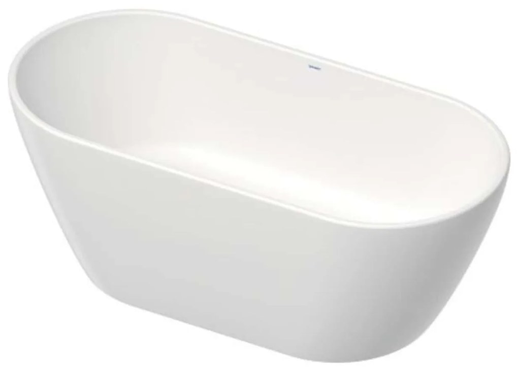 Duravit D-Neo - Volně stojící vana, 160x75 cm, bez přepadu, DuraSolid, ClickClack, bílá 700486000000000