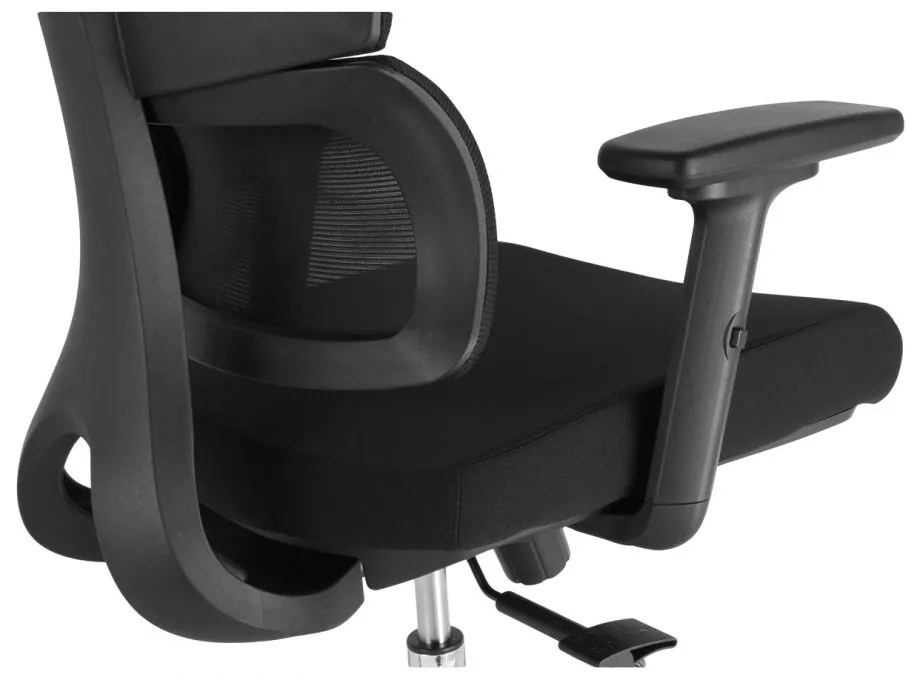 Kancelářská ergonomická židle Neoseat CALVANI XL — černá, nosnost 150 kg