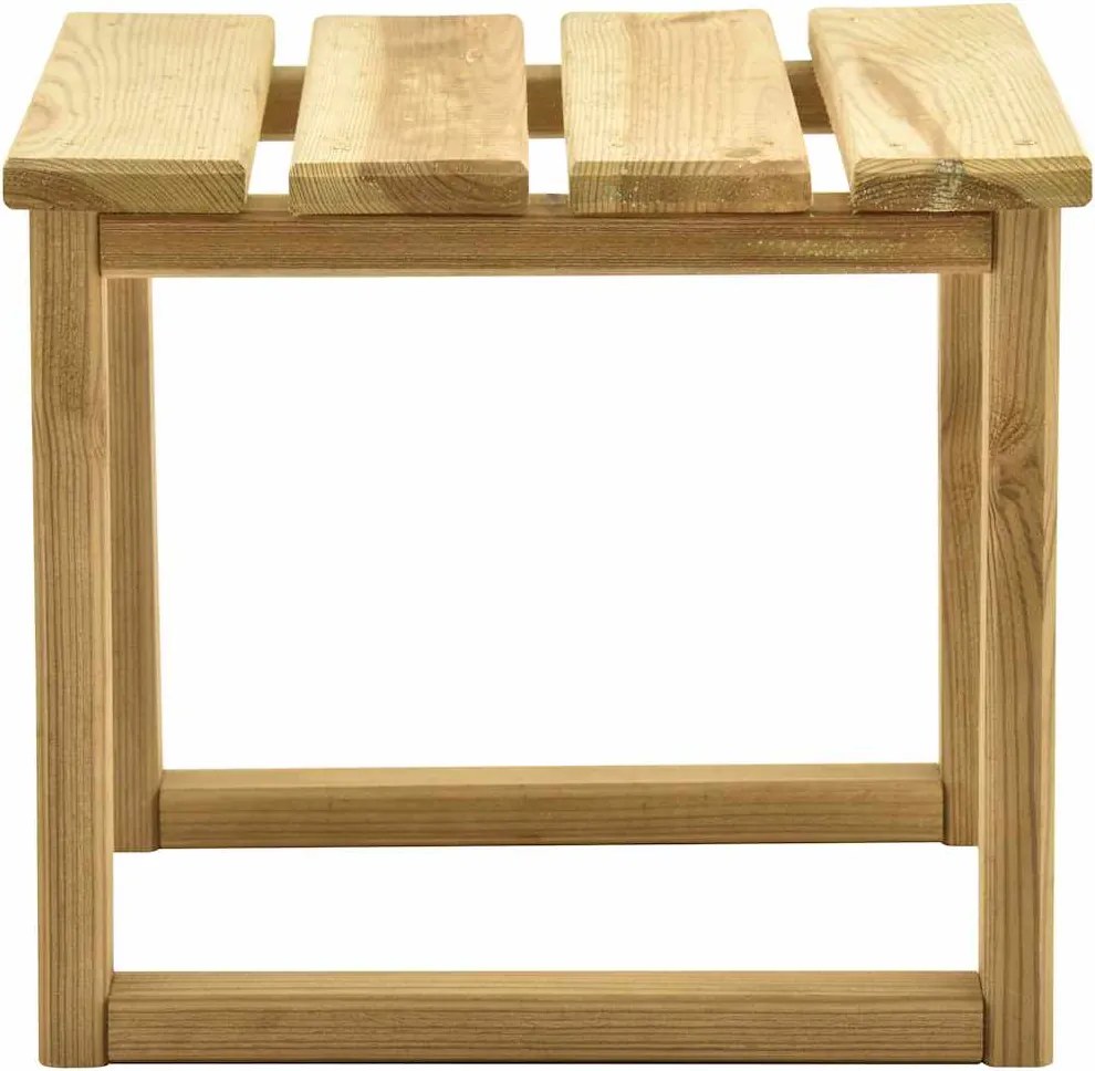 Stolek k zahradní posteli 30 x 30 x 26 cm impregnovaná borovice 315394