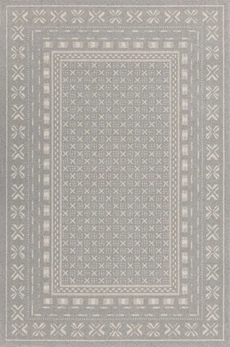Koberec Agnella Noble Blockprint šedý