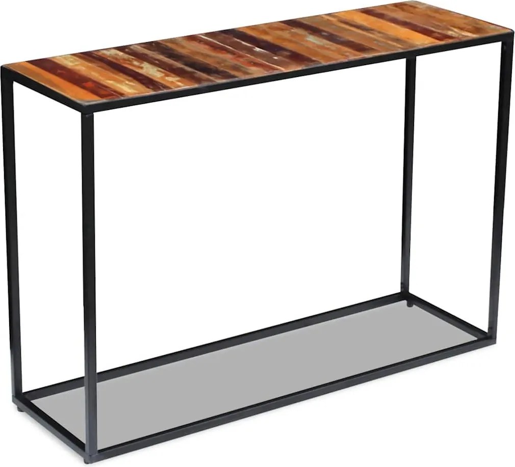 Konzolový stolek masivní recyklované dřevo 110 x 35 x 76 cm 243337