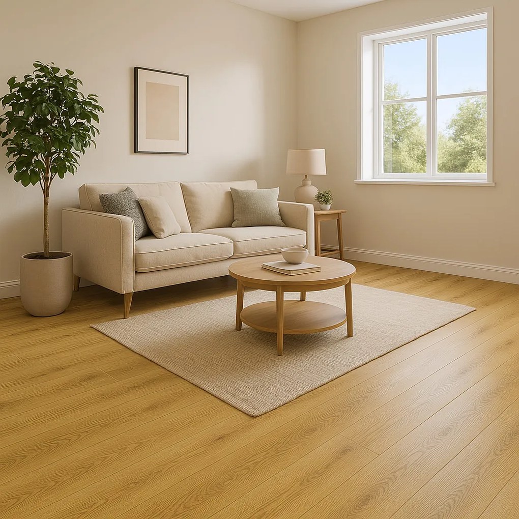 PVC podlaha - lino Texalino Supreme 636 L Columbian Oak - dub, na mieru, šíře 2m,3m,4m, hnedá, filc, chodba / predsieň, Beauflor