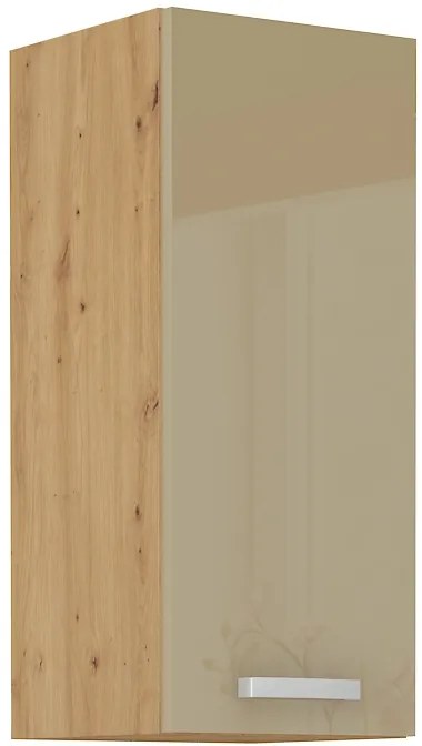 STL 30 cm skříňka horní jednodveřová ARTISAN (výška 90 cm) Barevné provedení ARTISAN: Bílý lesk