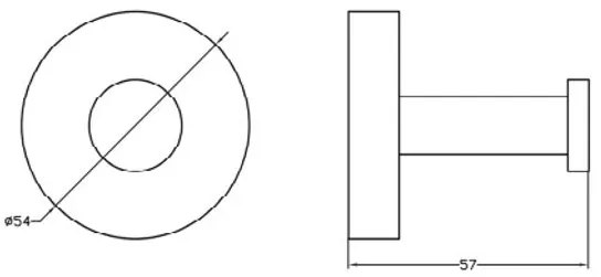 Bemeta Rawell Věšáček magnetický, chrom 104106182