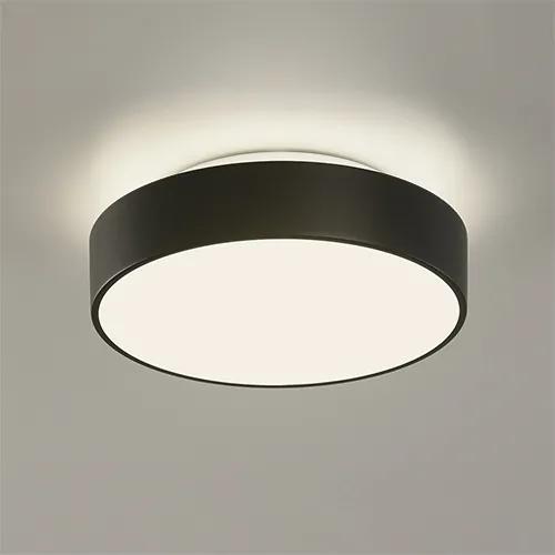 ACB Iluminacion Stropní LED svítidlo DINS, ⌀ 16 cm, 10W, CRI90, IP44, CCT switch 2700-3000K Barva: Černá, Stmívání: ON/OFF