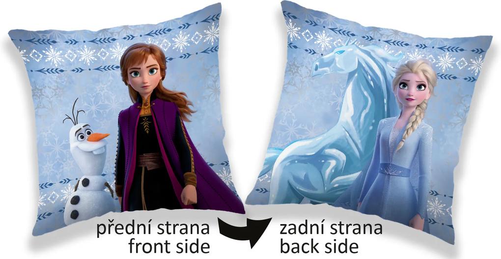 Dekorační polštářek 40x40 cm - Frozen II Elsa/Anna