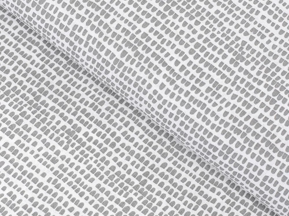 Biante Bavlněný čtvercový ubrus Sandra SA-061 Nepravidelné tvary na bílém 40x40 cm