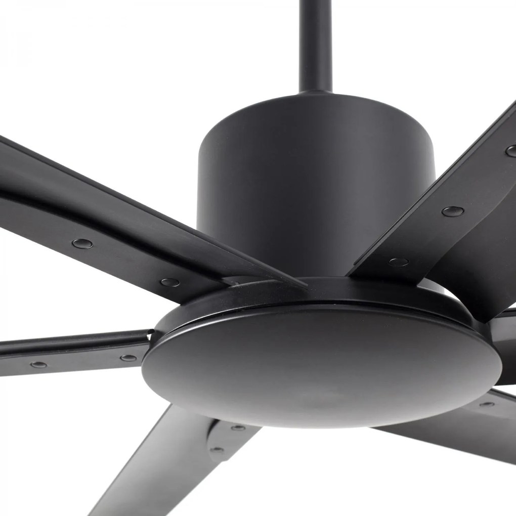 FARO 33414A ANDROS XL stropní ventilátor, černá s DC motorem - FARO