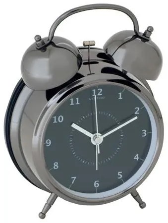 Designový budík 5111zw Nextime Wake Up 12cm