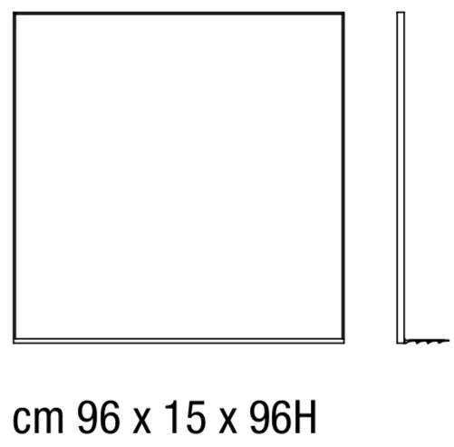 Horm designová zrcadla Gill (96 x 96 cm)