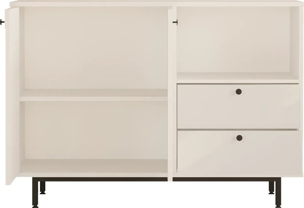 Skříňka na mikrovlnku Houseland Royce 02 bílá