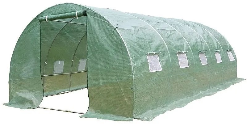 4iQ Zahradní Fóliovník PREMIUM 3x8m 24m2 ZELENÝ