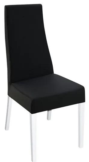 Židle JK63A, Barva dřeva: bílá, Potah: ekokůže Soft 011