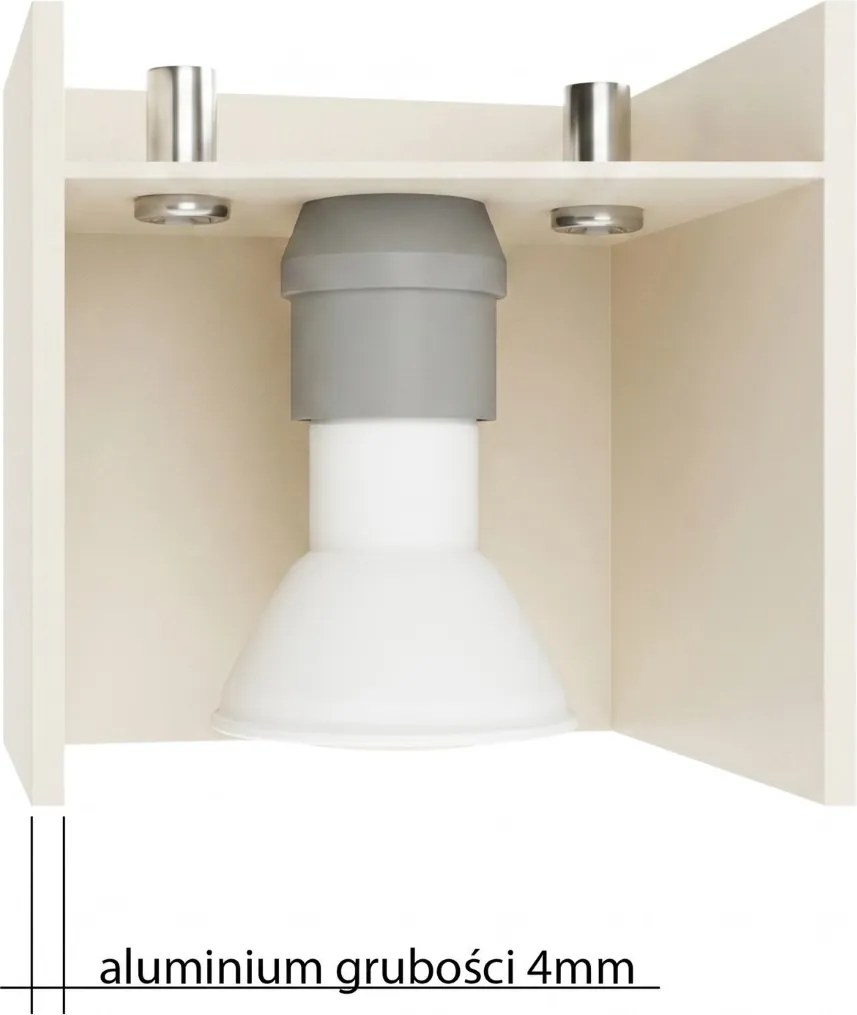 Sollux Lighting Stropní svítidlo QUAD 1 béžové