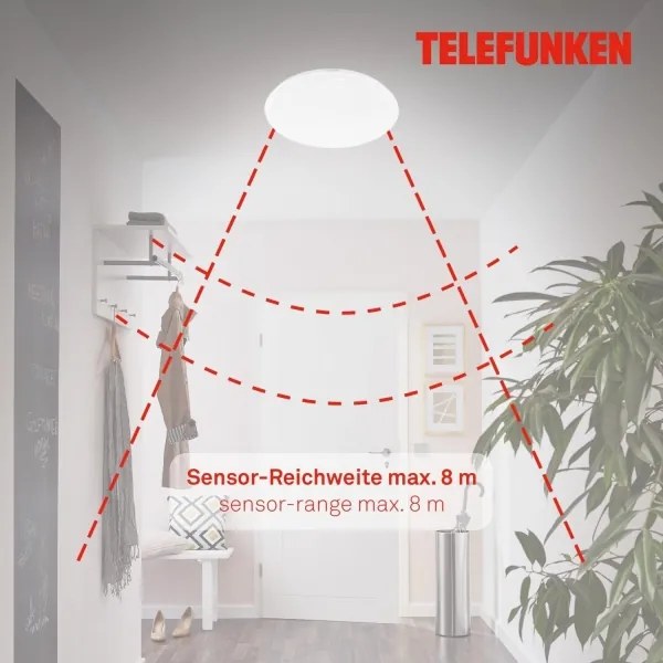 Telefunken 601306TF - LED Koupelnové stropní svítidlo LED/20W/230V pr. 40 cm