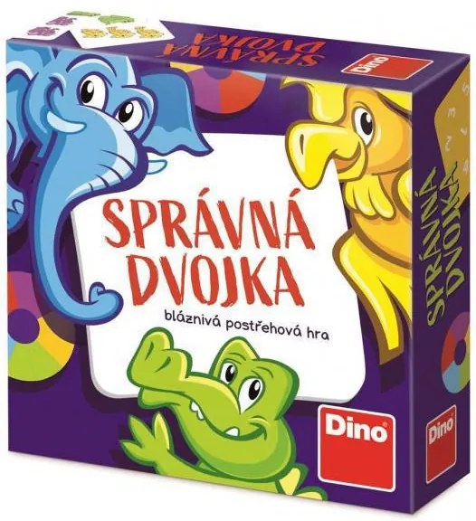 Dino Správná dvojka společenská cestovní hra v krabičce