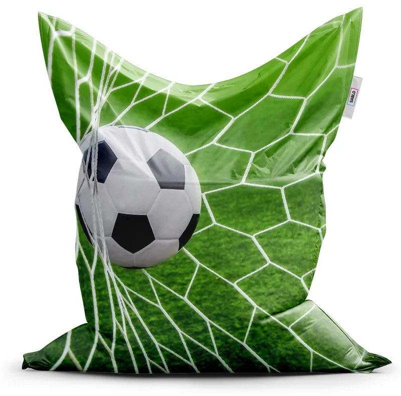 Sedací vak SABLO - Fotbalový míč v bráně 150x100 cm