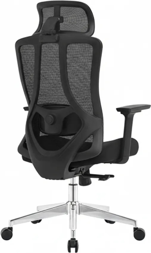 Kancelářská ergonomická židle Neoseat DIBERTI — síť / látka, černá, nosnost 150 kg