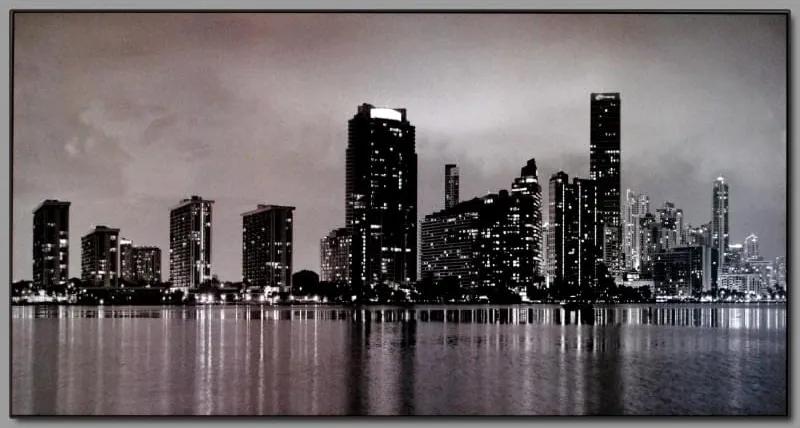 Jednodílný obraz - Noční město - 10050_0009