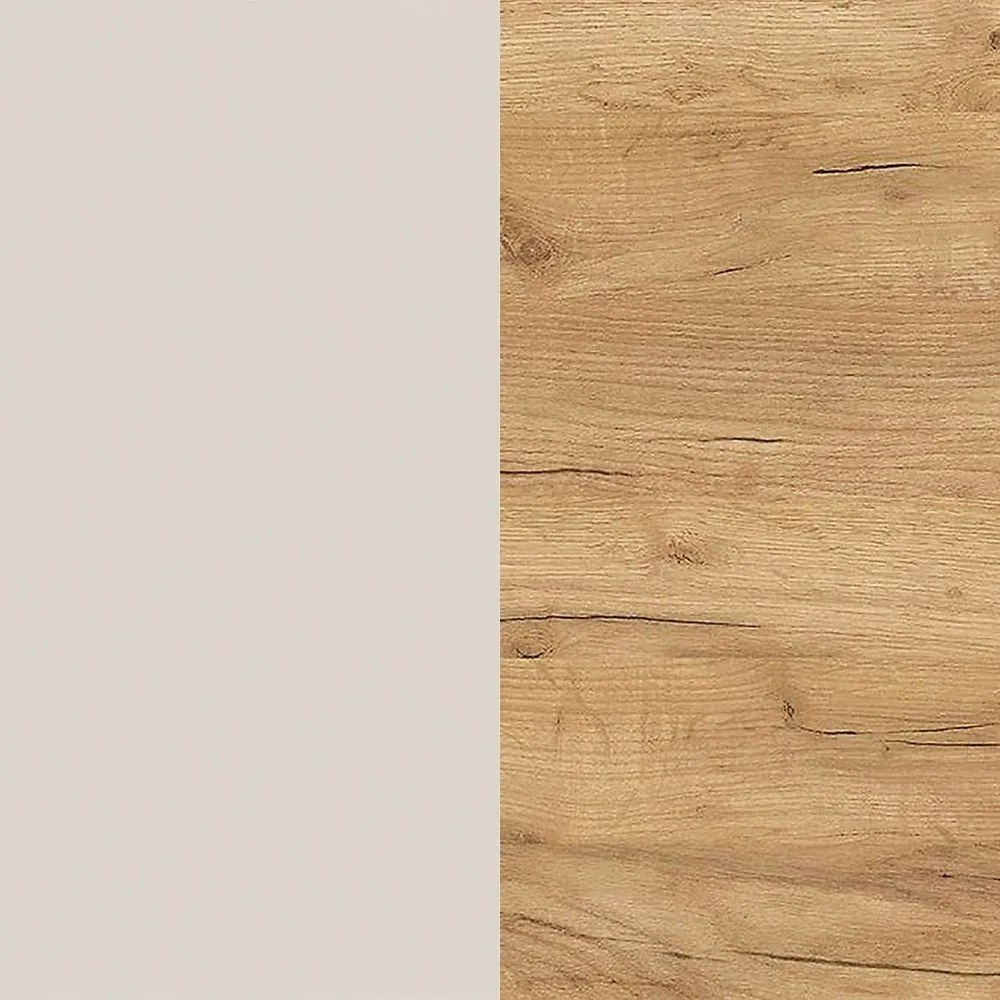 Krémová matná skříňka 83x99x22 cm Ameca – Germania