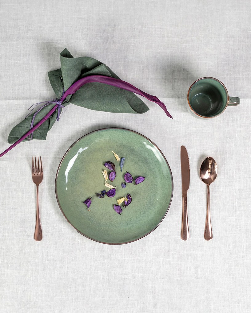 Keramický talíř Gelato ⌀27cm green