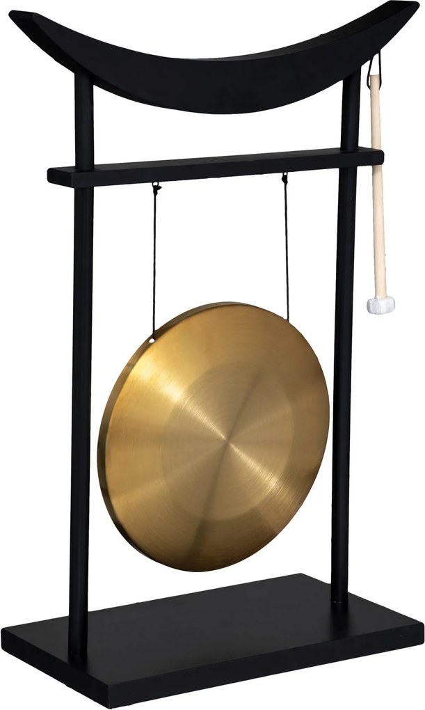 Čínský gong, kovový, dekorace, 69,5 cm