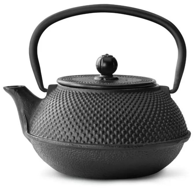 Bredemeijer Bredemeijer Litinová konvička na čaj Jang 0,8L, černá