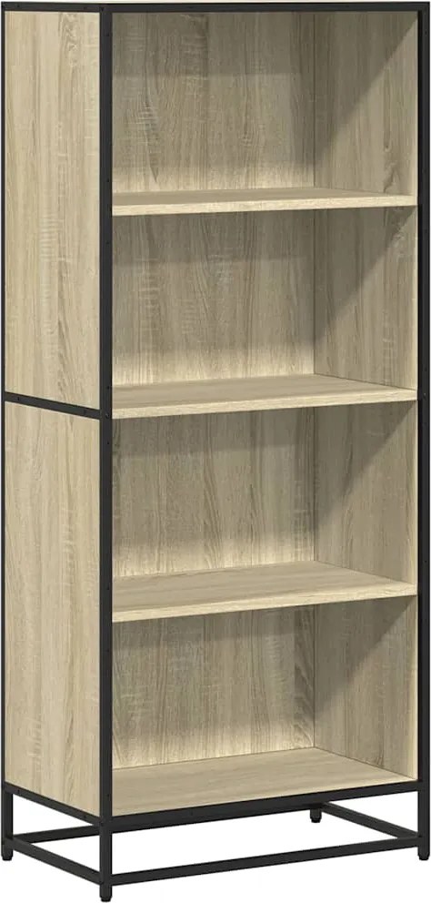 Knihovna dub sonoma 60 x 35 x 139 cm kompozitní dřevo 3300841
