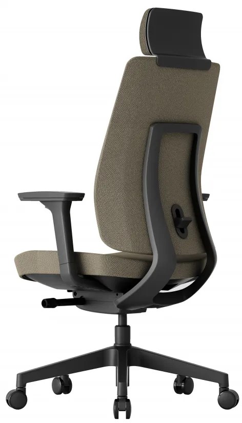 Office Pro Kancelářská ergonomická židle K50 — černá Modrá