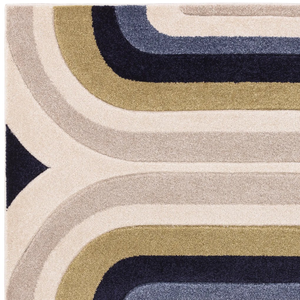 Tribeca Design Kusový koberec Furla Contour Blue Rozměry: 160x230 cm