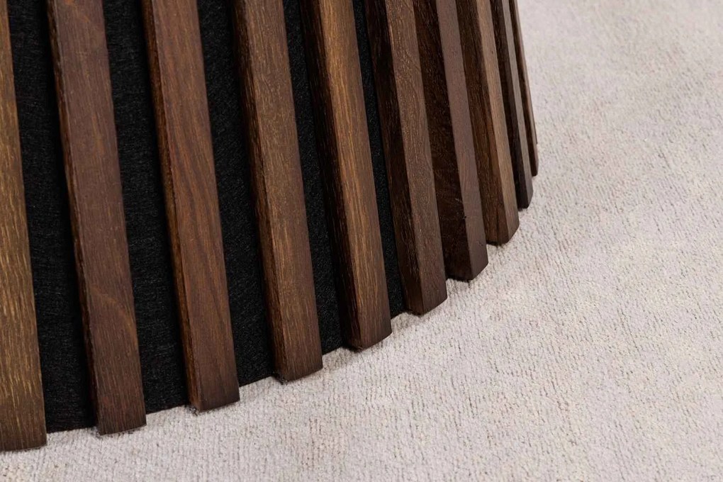 Designový jídelní stůl Wadeline 120 cm tmavý dub